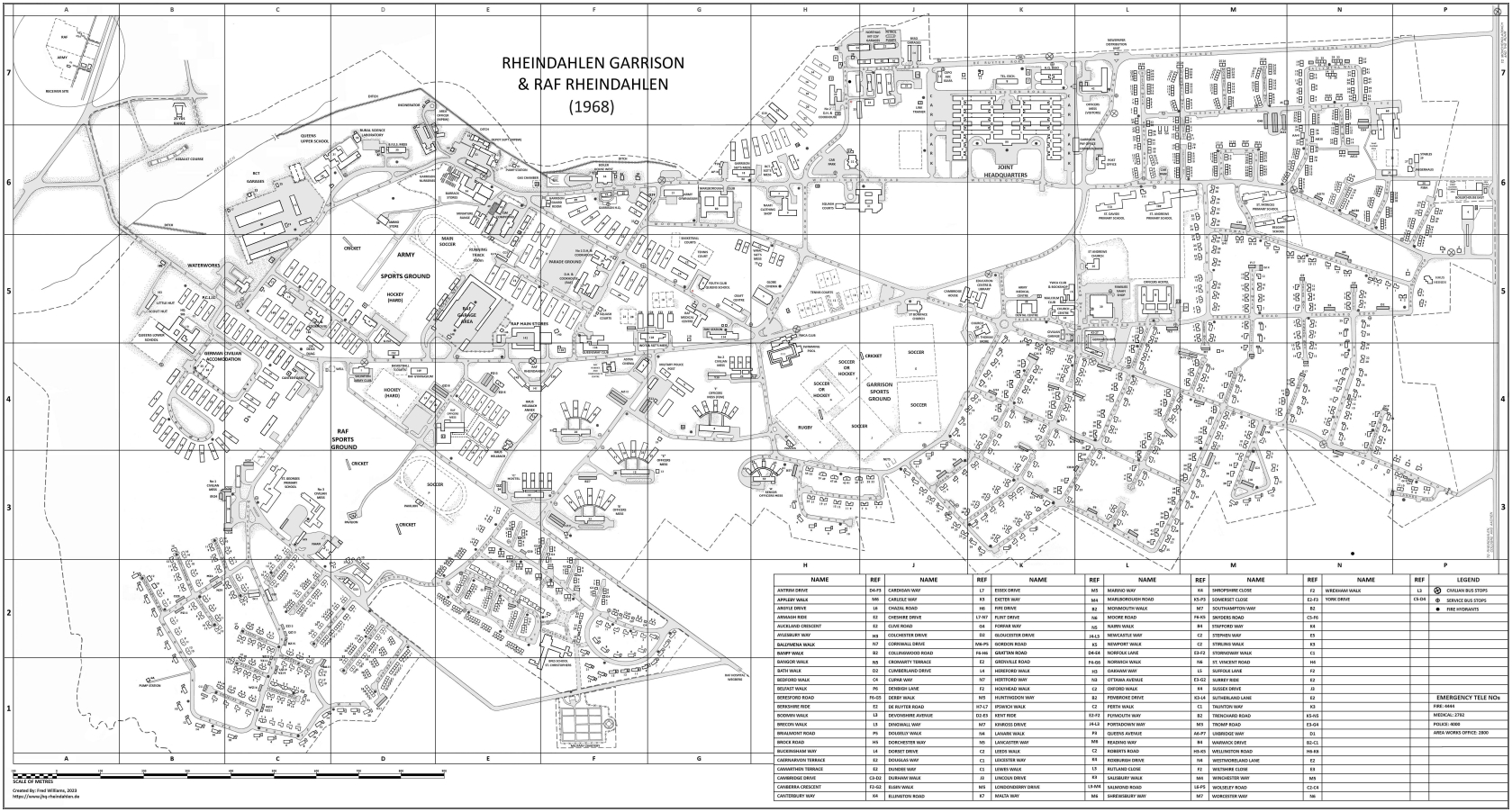 JHQ Maps – JHQ Rheindahlen Website