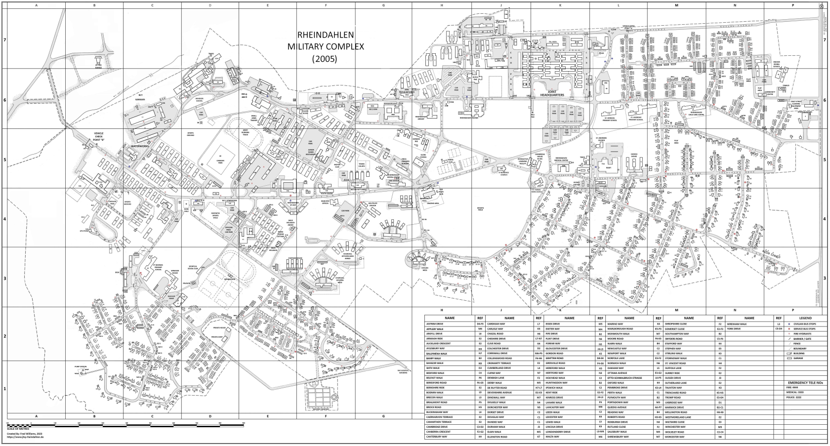 JHQ Maps – JHQ Rheindahlen Website