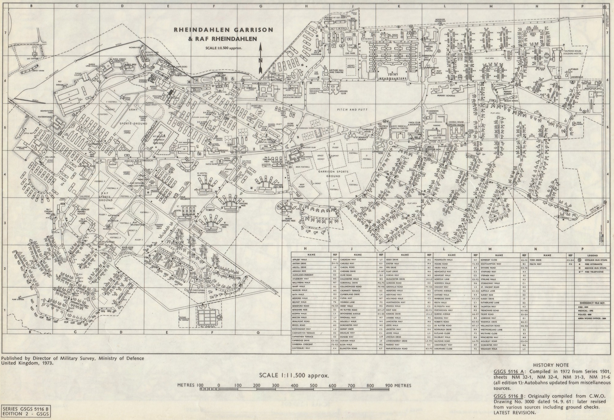 JHQ Maps – JHQ Rheindahlen Website