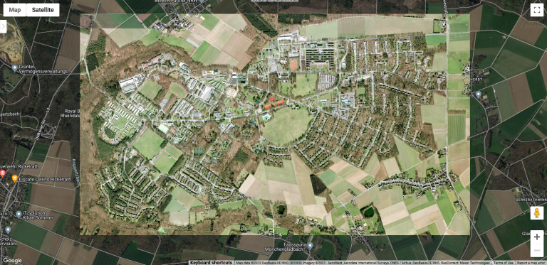 JHQ Maps – JHQ Rheindahlen Website